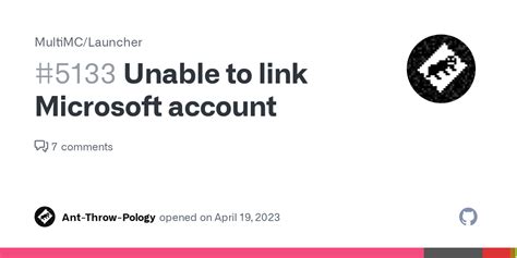 Unable To Link Microsoft Account · Issue 5133 · Multimclauncher · Github