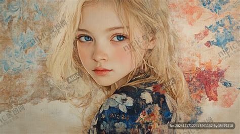 Ai创作图怡然自得的小女孩壁纸 小女孩墙纸 唯美女孩壁纸 绚丽欧美 童画美女 手绘女孩壁纸 唯美浪漫小女孩 唯美小女孩 小女孩壁画 唯美女孩装饰画 金发洋娃娃 欧美壁纸 女孩插画封面插画 艺术