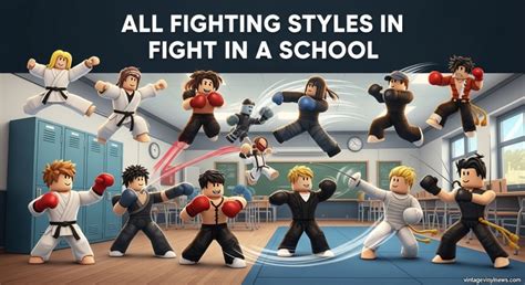 All 20 Fight In A School Fighting Styles July 2026 Guide