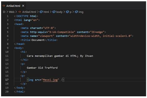Cara Menampilkan Gambar Di Html Labkommat