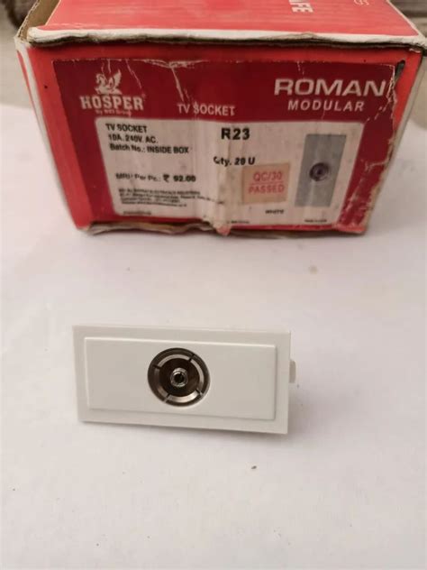 Hosper Modular Tv Socket Polycarbonate At ₹ 60piece In Gaya Id 2852910542673