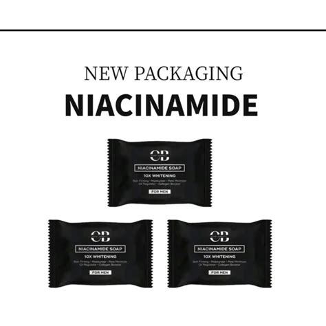 Set Cosmi Beautii Niacinamide Soap For Men 10x Whitening Soap Shopee Philippines