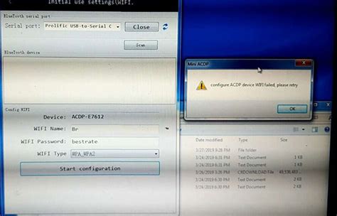 How To Solve Configure ACDP Device WIFI Failed