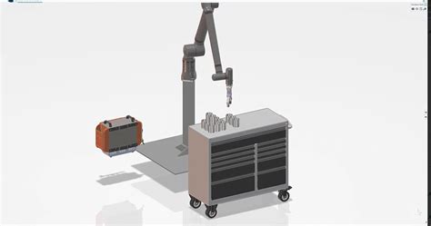 Kassow Robots On Linkedin Virtual Kassow Robots Robot Cell With