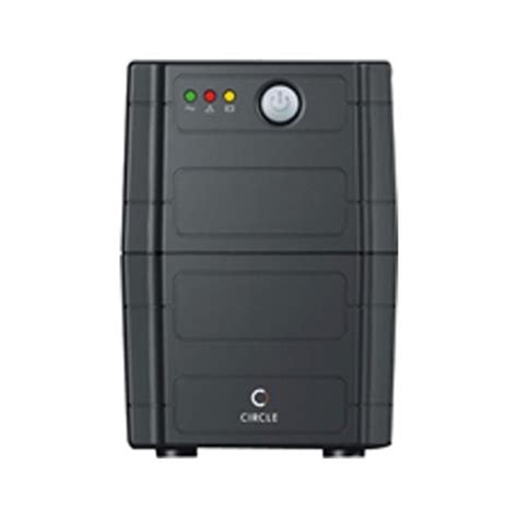 Circle Power Backup Ups 600 Va Ups With Battery Microprocessor Control Power Backup And
