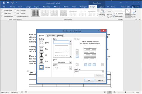 Method To Diagonally Split Cells In Word