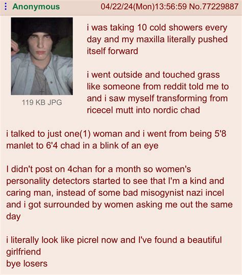 Anon Becomes Beautiful R Greentext