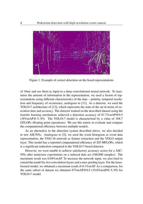 Pedestrian Detection With High Resolution Event Camera Deepai