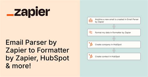 anytime a new email is created in email parser by zapier format my