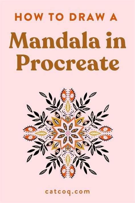 How To Draw A Mandala In Procreate — Catcoq Procreate Tutorial Procreate App Tutorial Procreate