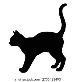 Silhouette Katt Över 371 Tusen Royaltyfria Licensierbara Stockillustrationer Och Teckningar