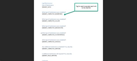 How To Insert A Custom String In A Survey123 Feature Report For