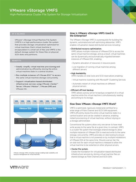Vmware Vstorage Vmfs Ds En Pdf V Mware File System