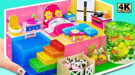 کاردستی با کارتون ساخت ساخت آکواریوم در خانه مقوا