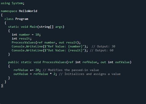 Shahab Akhtar On Linkedin Ref Vs Out In C Ref And Out Both Keywords