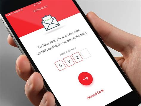 Verification Screen Design Ios Web Design Design Thinking