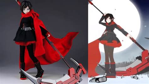 Rwby Figures Ruby Rose Figure By Threezero Rwby Figures Rwby Ruby Rose