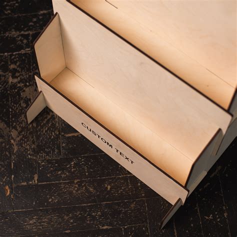 Art Print Display Table Top Display Stand Wooden Retail Display