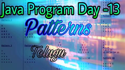 Java Program Day 13 Pattrens Java Programming Fullstack Interview Install Bsktrending