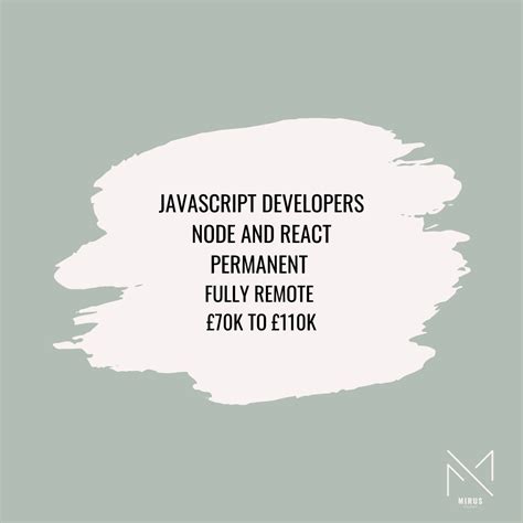 Principal To Senior Javascript Developers React And Node Mark Thomas