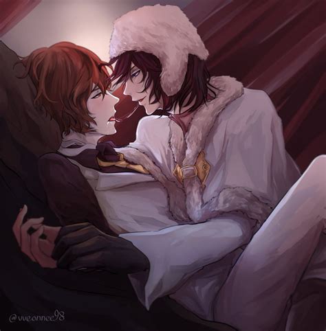 Rule 34 Bishonen Bungo Stray Dogs Dazai Osamu Fyodor Dostoevsky Gay
