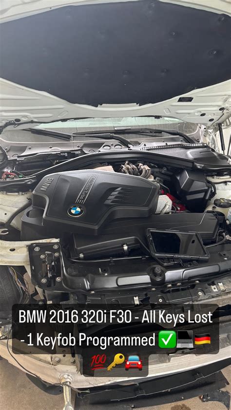 Bmw 2016 320i F30 All Keys Lost 1 Keyfob Programmed 💻🇩🇪💯🔑🚘 Bimmer