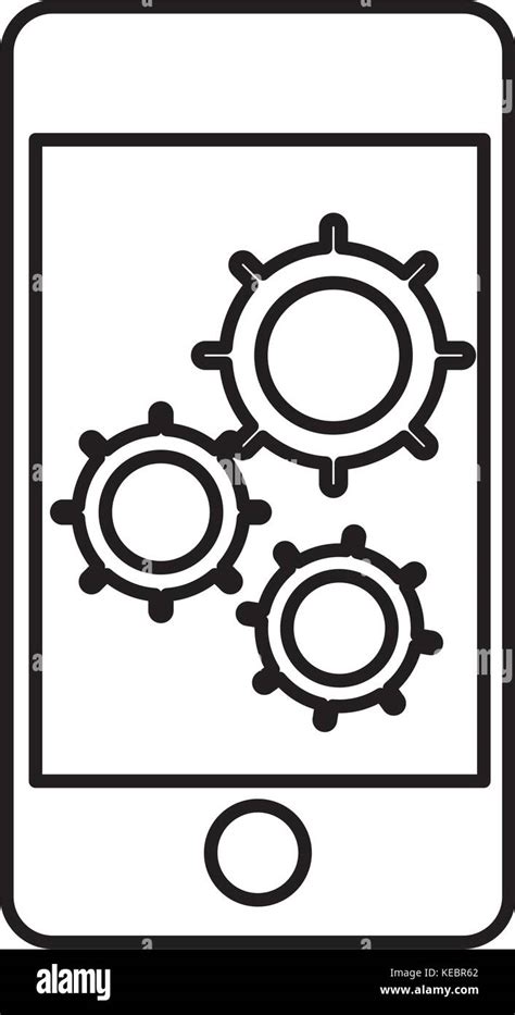 Smartphone Settings Menu Stock Vector Image Art Alamy