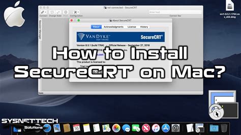 How To Install Securecrt On Mac Or Macos Operating System Sysnettech