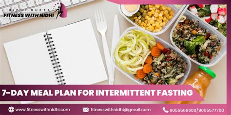 7 Day Meal Plan For Intermittent Fasting
