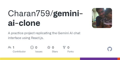 Github Charan759gemini Ai Clone A Practice Project Replicating The Gemini Ai Chat Interface