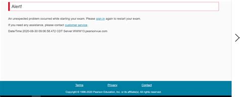 pearson vue onvue stuck please wait while we prepare your exam no