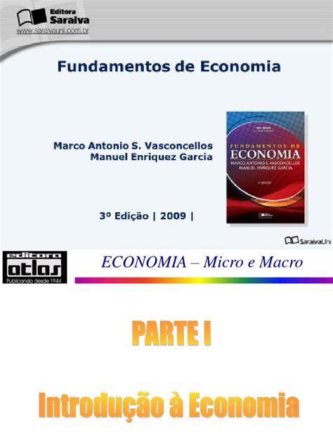 Aula 1 Slides Introdução À Economia Pdf Economia Mercado Economia