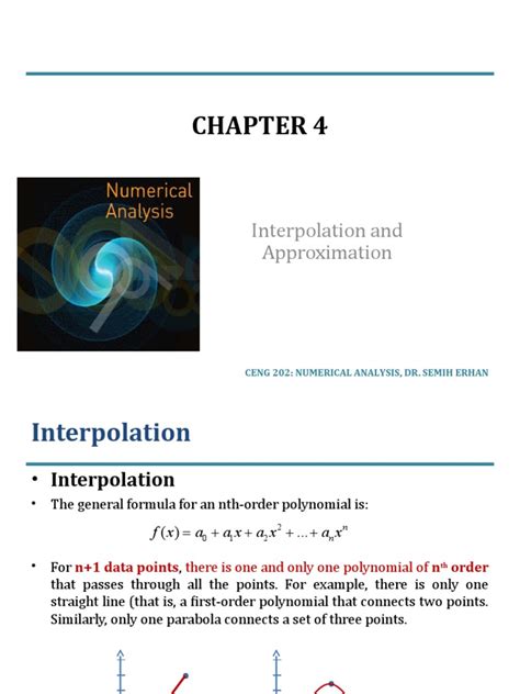 Lecture Notes 7 Pdf Interpolation Numerical Analysis