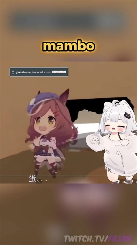 Mambo Filian Vtuber Umamusume Mambo Brainrot Tiktok