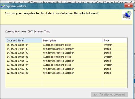 System Restore Point Keeps Growing Page 2 Windows 10 Forums