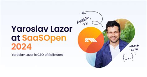Yaroslav Lazor At Saasopen 2024 Railsware