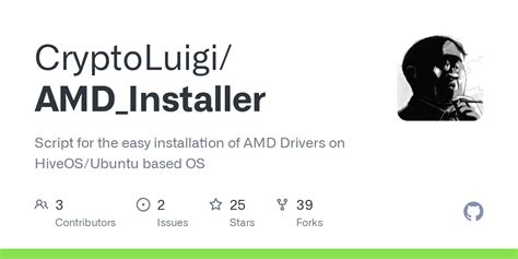 GitHub CryptoLuigi AMD Installer Script For The Easy Installation Of