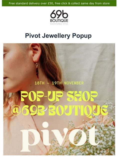 69b Boutique Join Us For A Pivot Popup In Store Milled