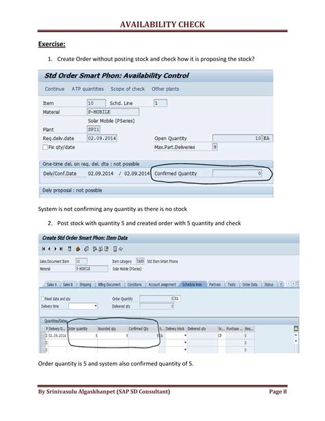 Availability Check In Sap Sd Pdf Availability Check In Sap Sd Pdf