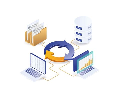 Premium Vector Central Server Security Analysis Circuit