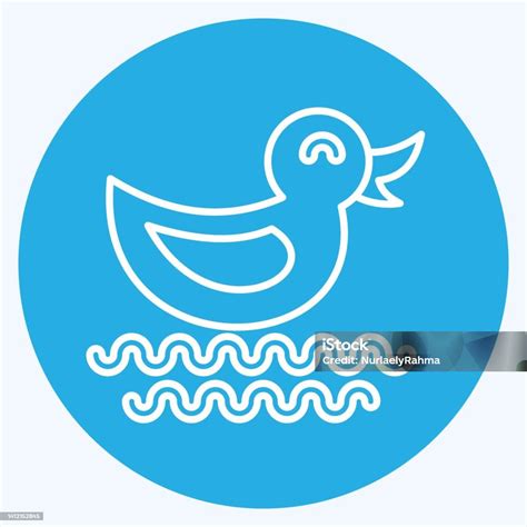 아이콘 오리 시티 파크 기호에 적합합니다 파란 눈 스타일 편집 가능한 간단한 디자인 디자인 템플릿 벡터 간단한 그림 개에 대한