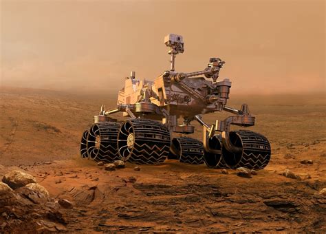 Unusual The Curiosity Robot Reaches A Point On Mars After 3 Years Of