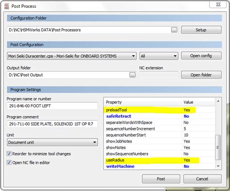 Help With Haas Mini Mill Post Autodesk Community