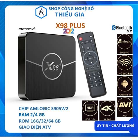 Android Tv Box X98 Plus Dual Wifi Chip Amlogic S905w2 Android Tv 11 Bluetooth 5 0 Av1