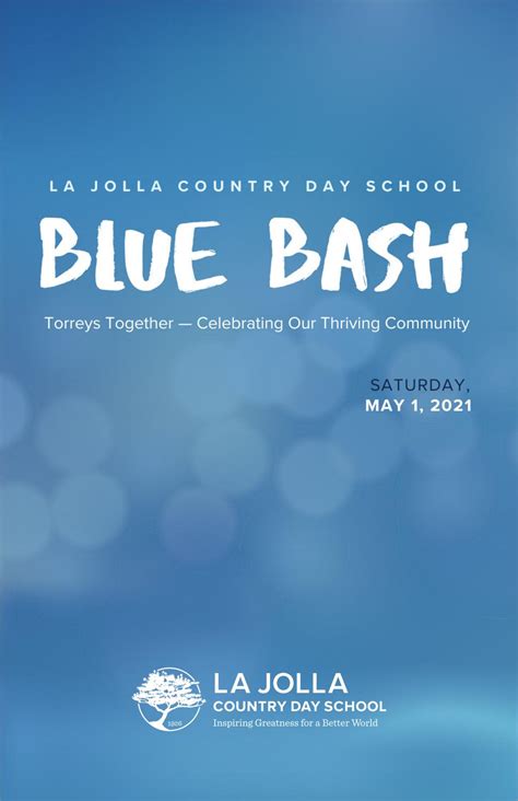 Blue Bash 2021 Program Book By La Jolla Country Day School Issuu