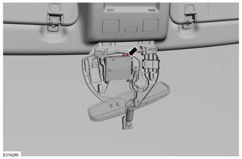 Ford Escape Removal And Installation Image Processing Module A Ipma Lane Keeping System