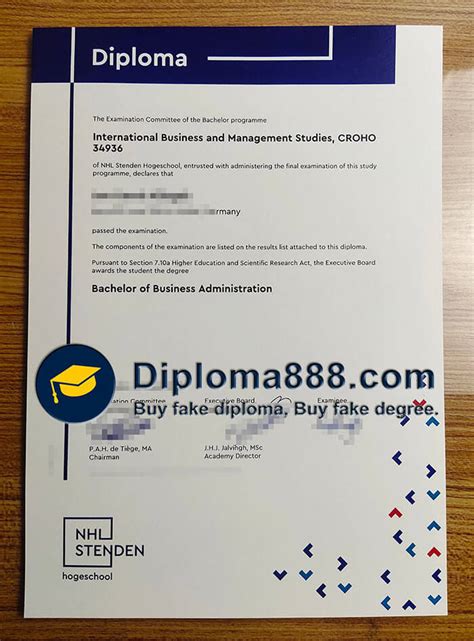 Order Fake Nhl Stenden Hogeschool Diploma In Netherlands