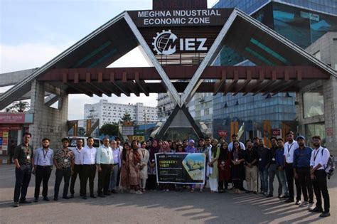 md rubayet hossain on linkedin industry visit at meghna industrial