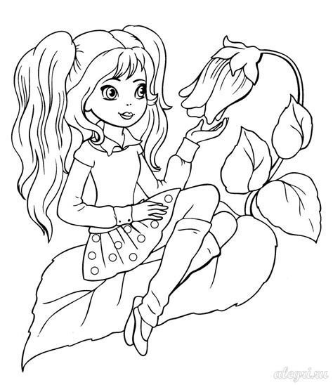 Раскраска для девочек 10 12 лет Страница 1727