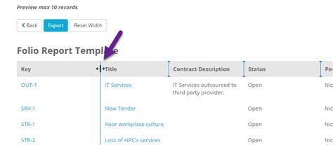 How Do I Preview And Resize A Report Folio Help Centre